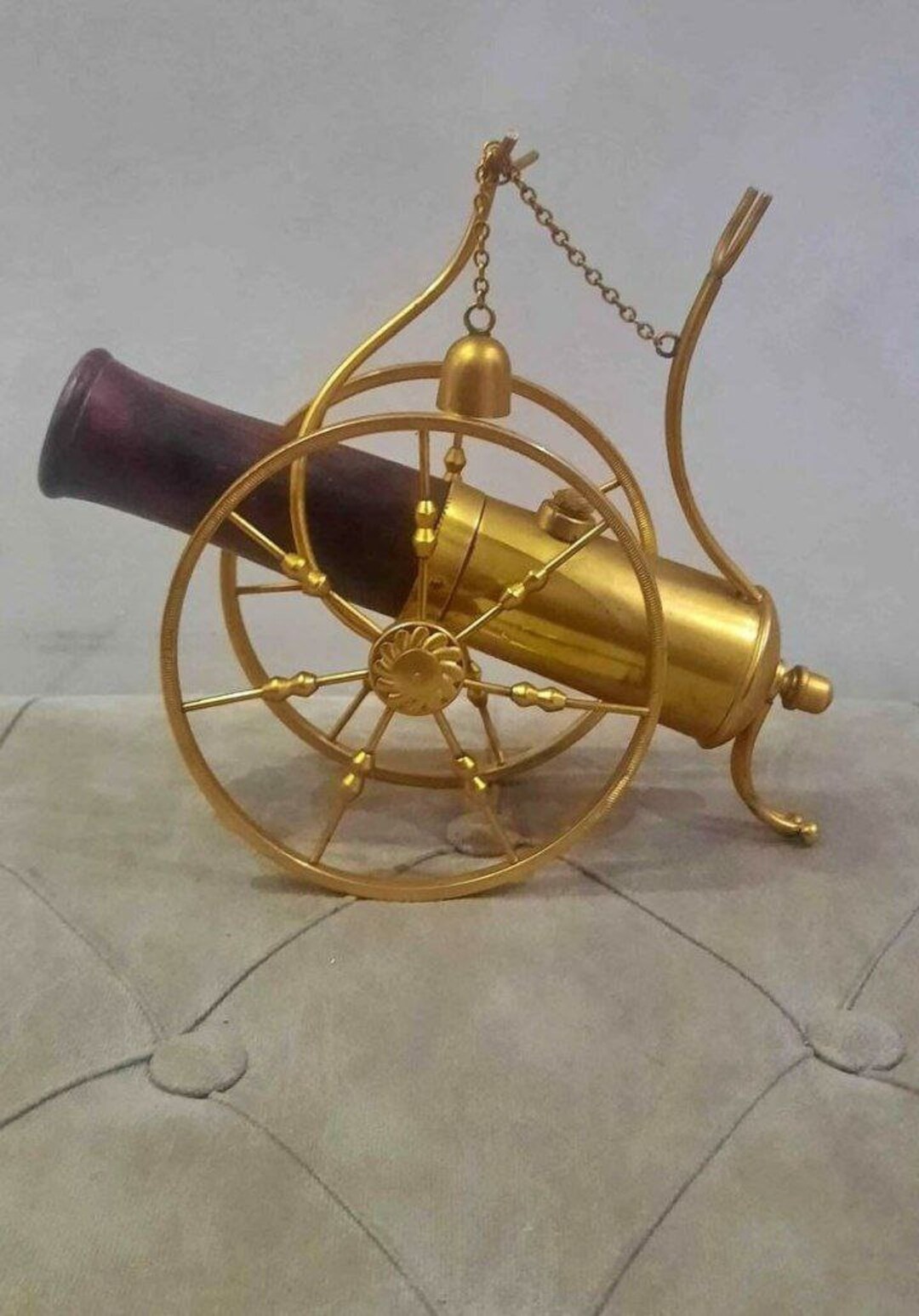 The Cannon is Small and Ornate Made of a Shiny Gold Material - Etsy