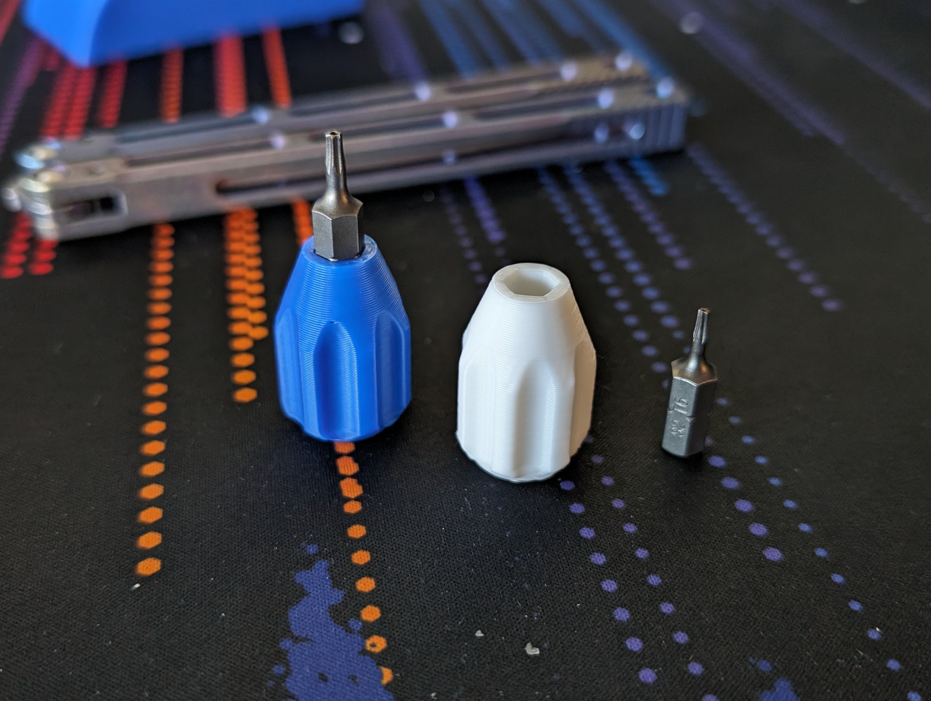 Mini Hex Bit Handle, Two-pack, 3D Printed With Embedded Magnet - Etsy