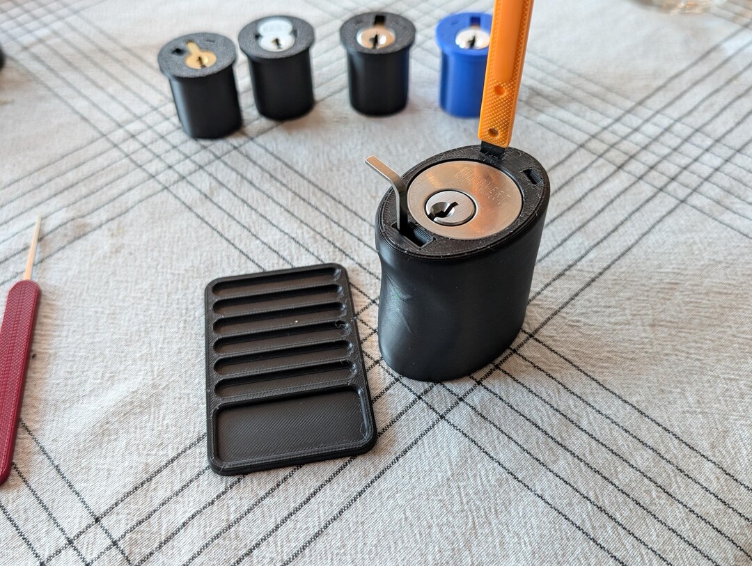 CI Practice Lock Cylinder Lock Holder and Pinning Tray - Etsy