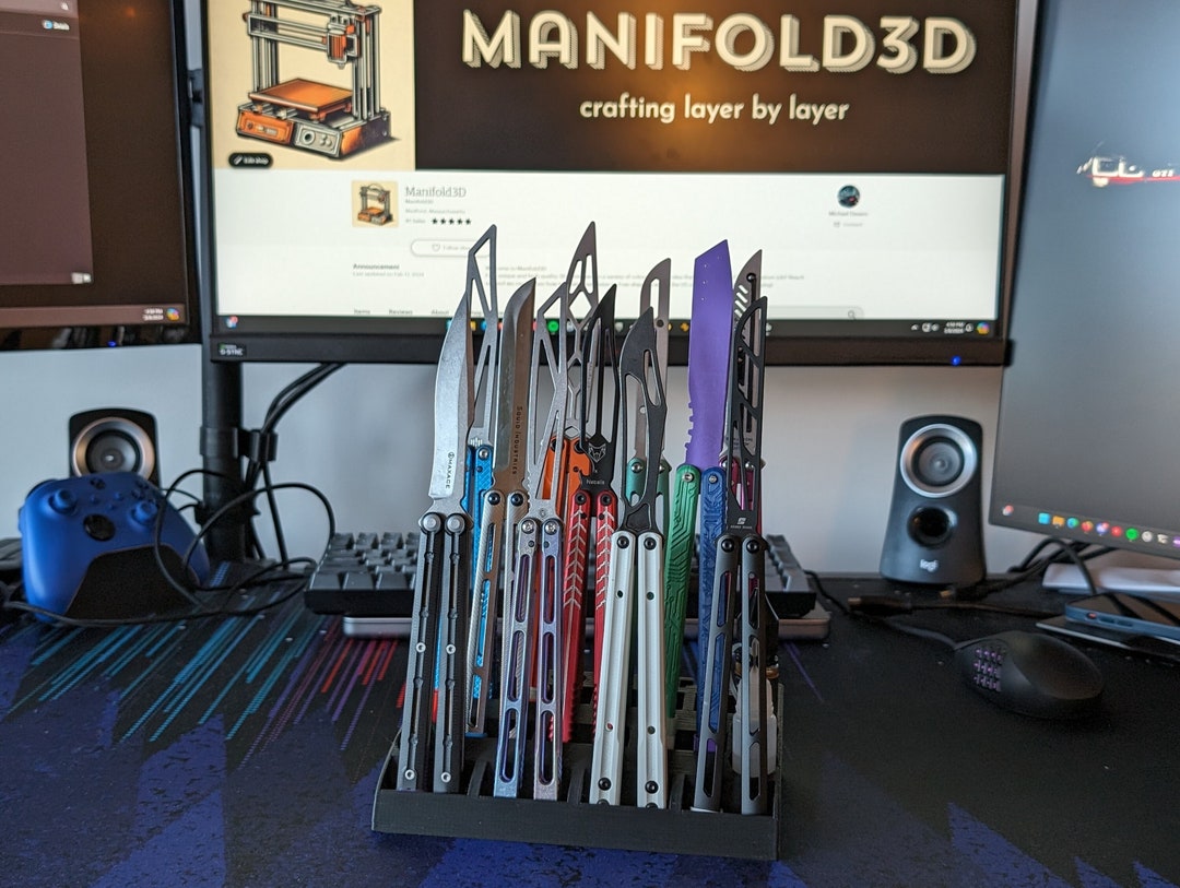 Large Balisong Desk Display - Etsy