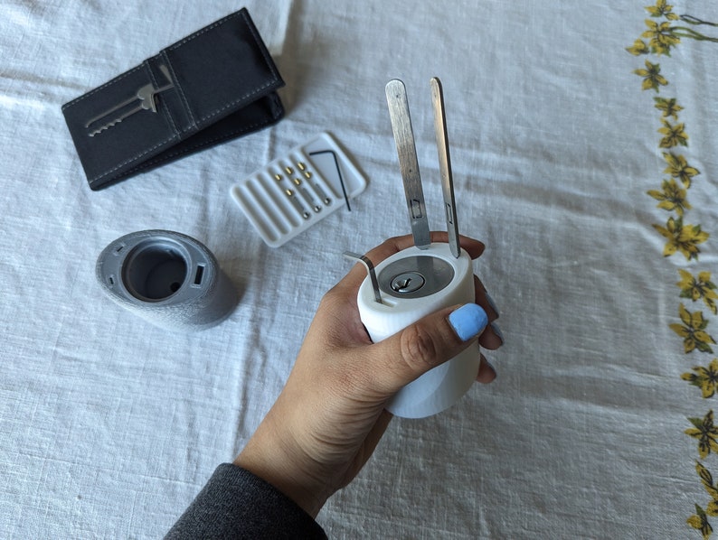 CI Practice Lock Cylinder Lock Holder and Pinning Tray - Etsy