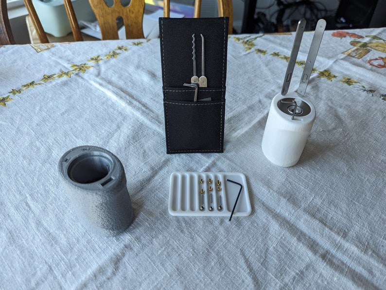 CI Practice Lock Cylinder Lock Holder and Pinning Tray - Etsy