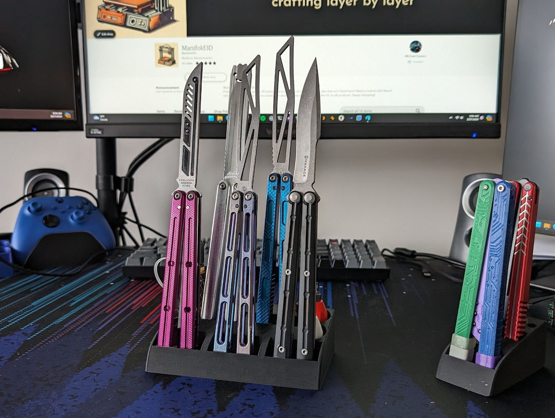 Medium Balisong Desk Display Stand - Etsy