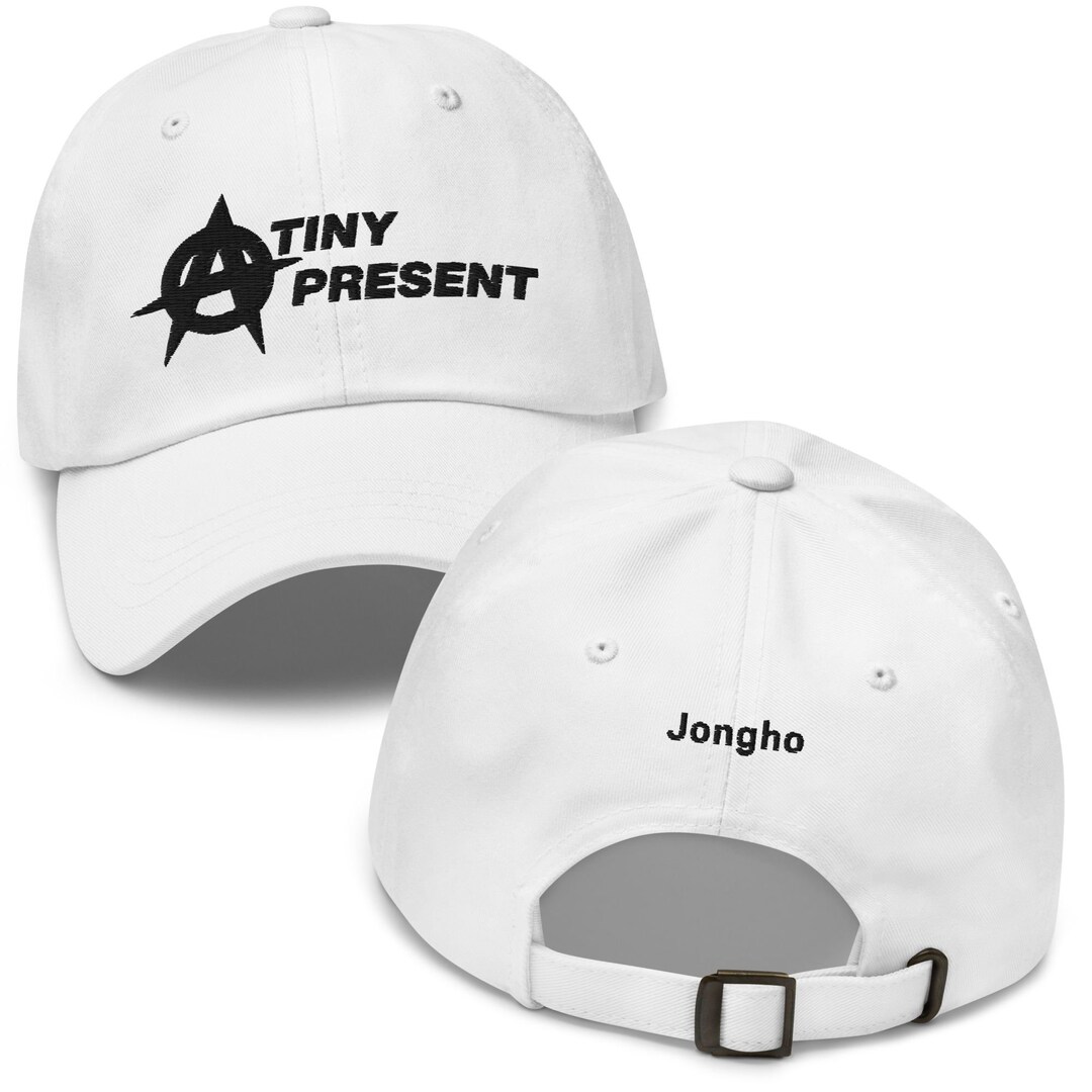 JONGHO ATINY PRESENT Ateez K-pop Dad Hat Kpop Black Embroidered ...