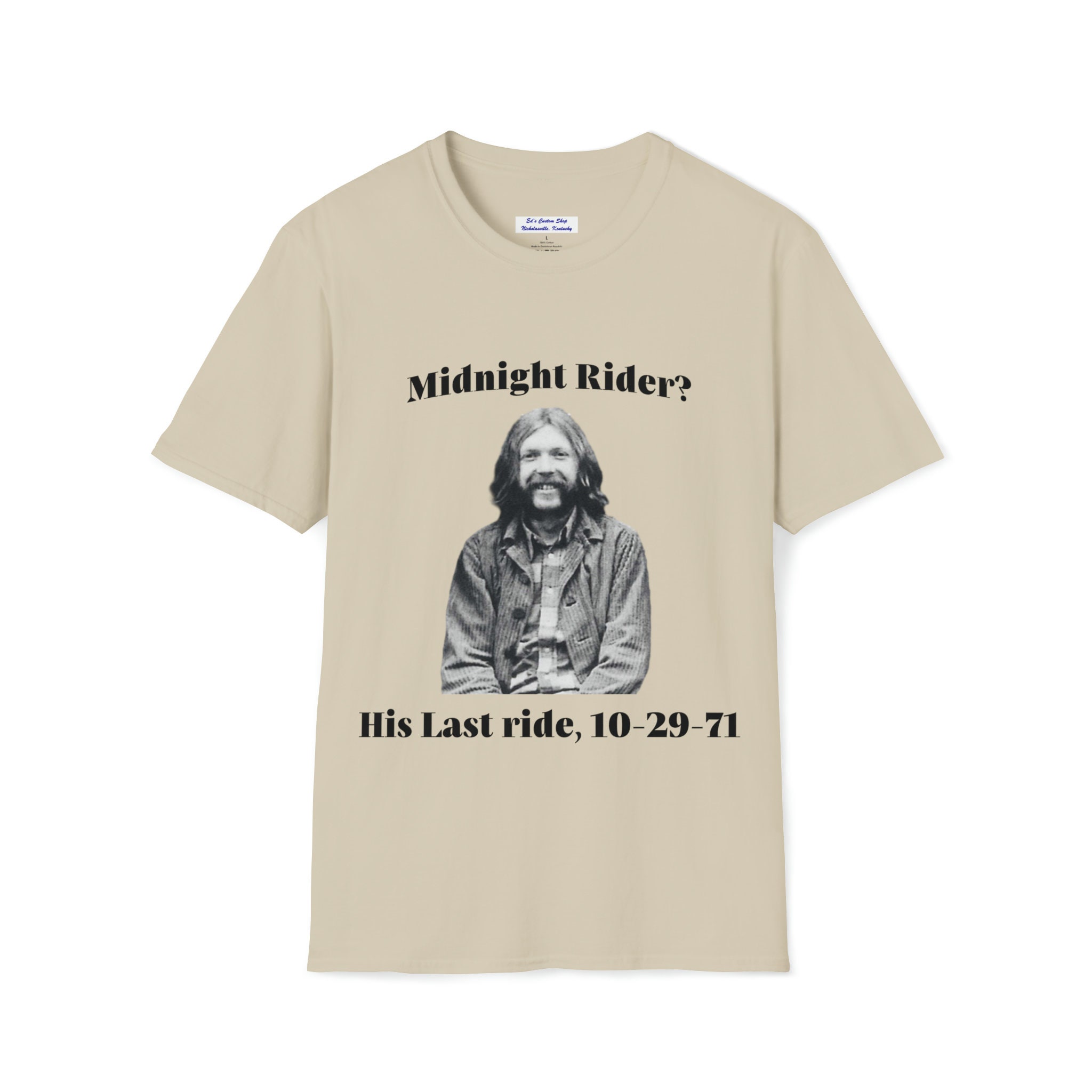 Duane Allman, Allman Brothers, Vintage T-shirt, Its Only Rosk and Roll ...