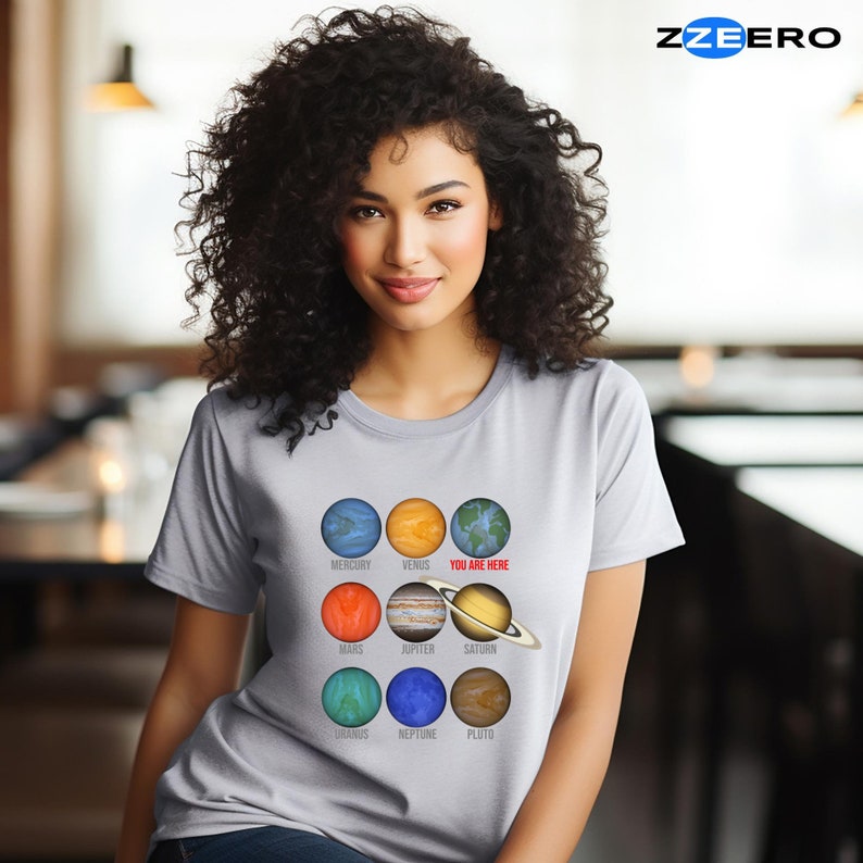 Space Exploration Tee, Astronomer Gift Shirt, Celestial Bodies Top ...