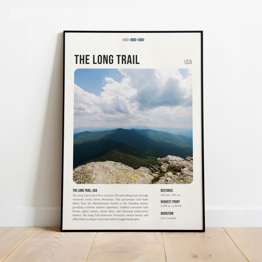 The Long Trail Print | the Long Trail Poster | the Long Trail Wall Art ...