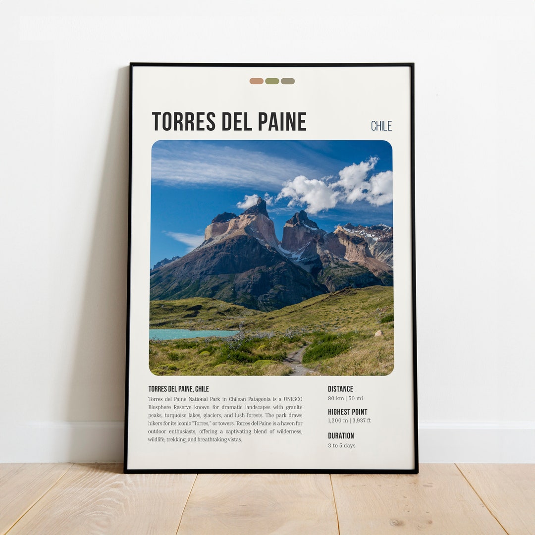 Torres Del Paine Print | Torres Del Paine Poster | Torres Del Paine ...