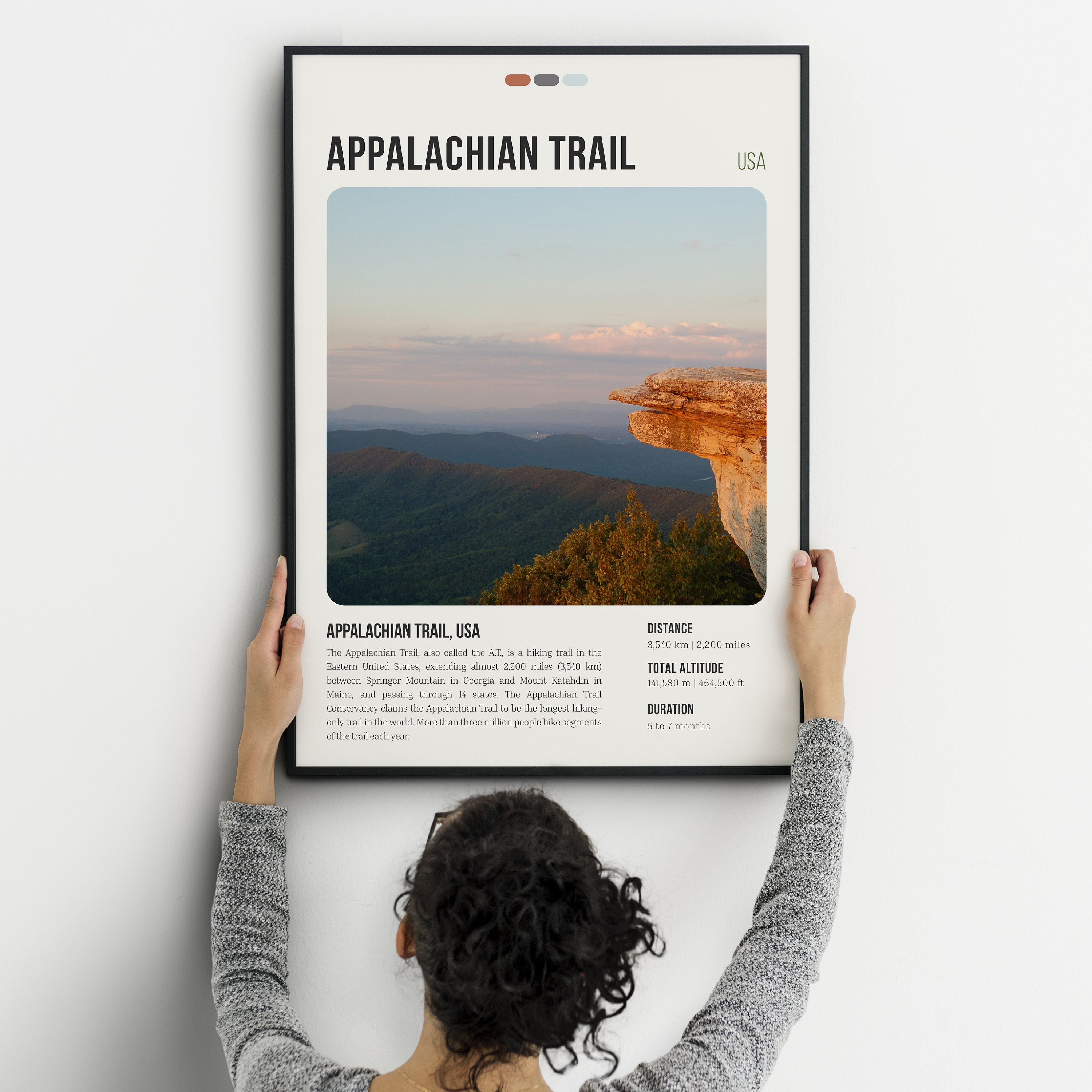 Appalachian Trail Print | Appalachian Poster | Appalachian Mountains ...