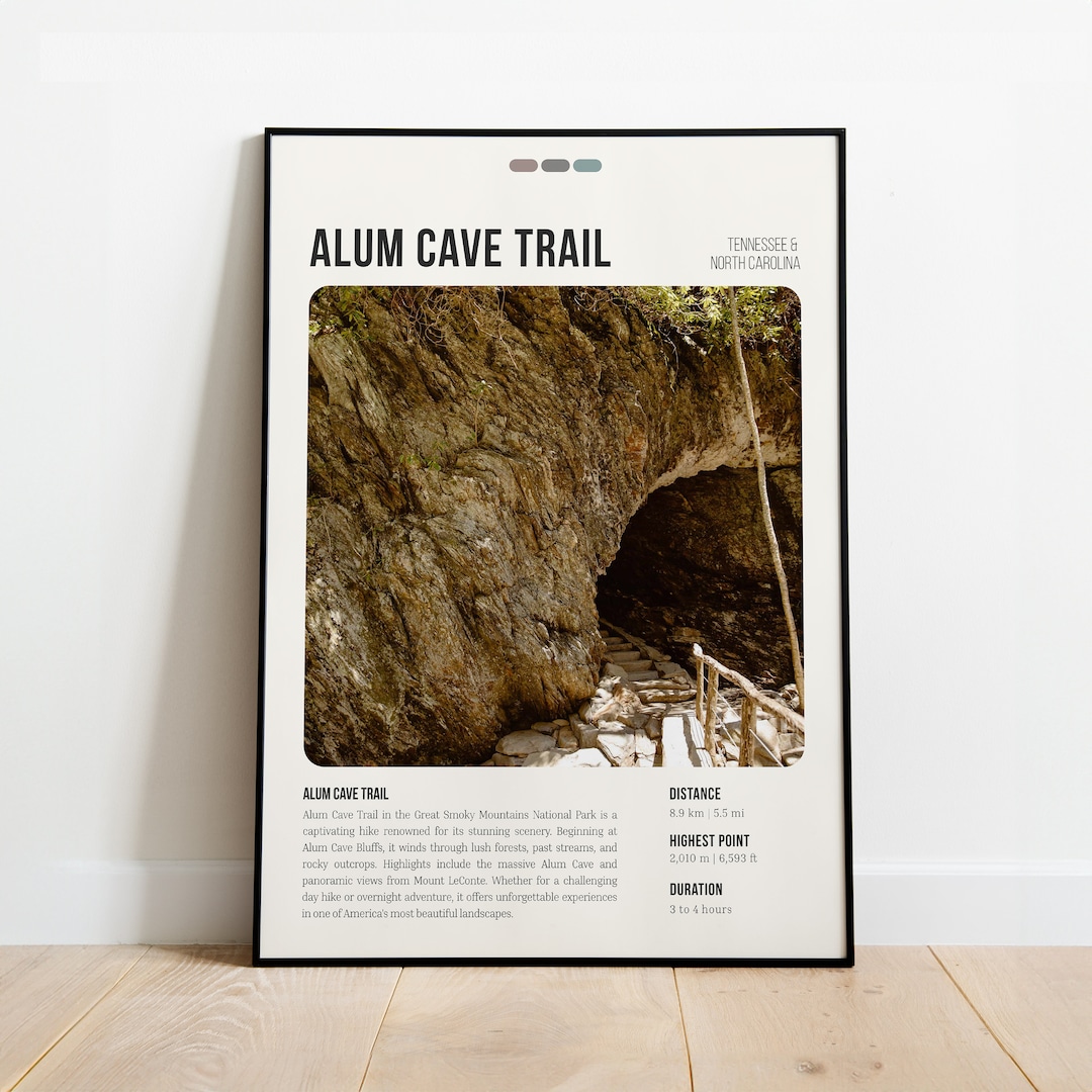 Alum Cave Trail Print | Alum Cave Trail Poster | Alum Cave Trail Wall ...