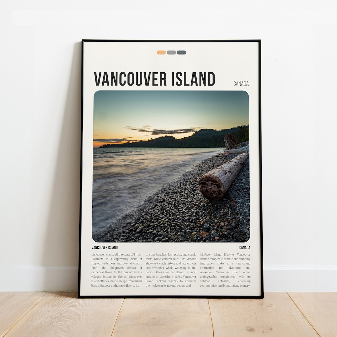 Vancouver Island Print | Vancouver Island Poster | Vancouver Island ...
