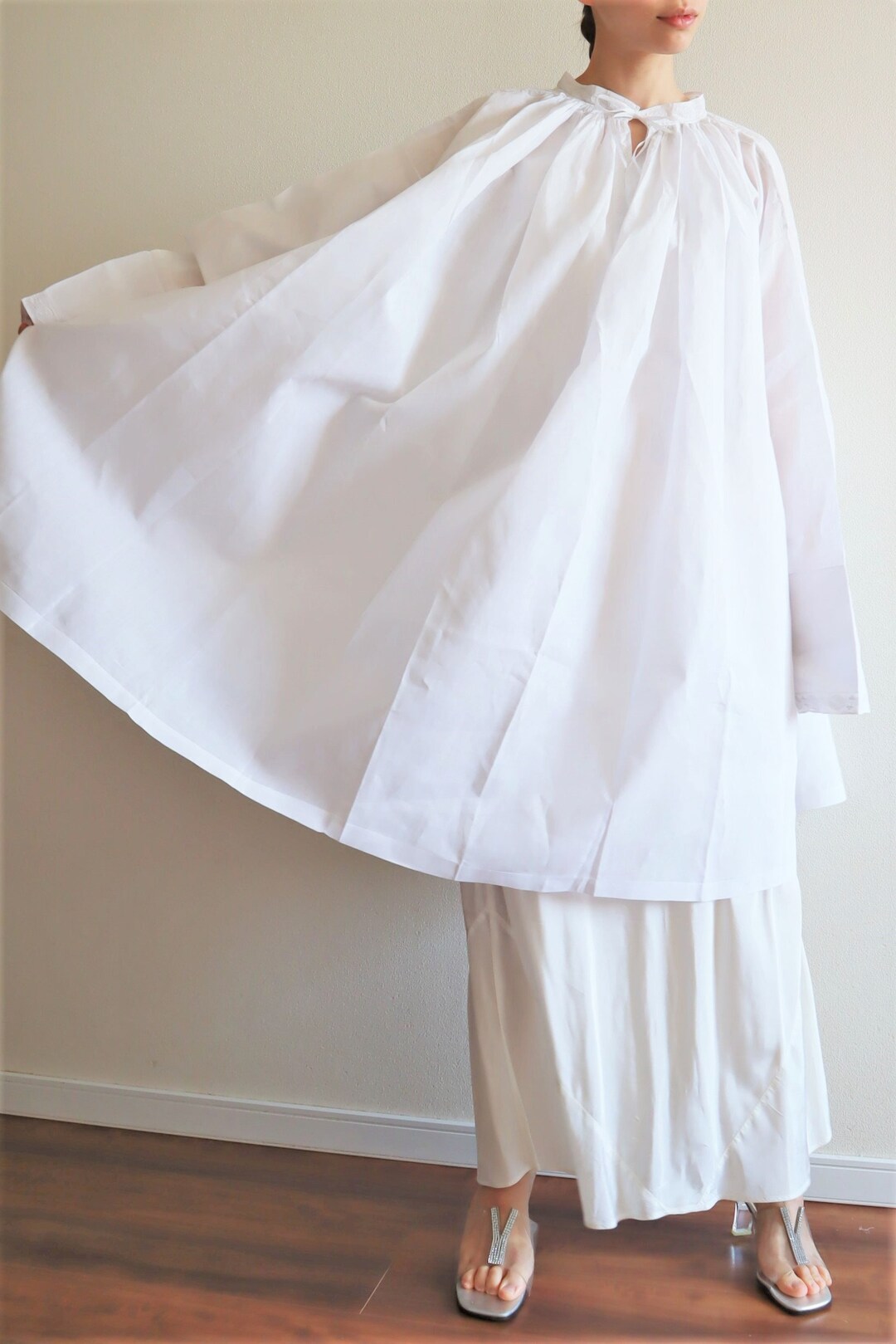 Antique Priest's Alb 1900s Hand-embroidered Cuffs Around the Neck ...