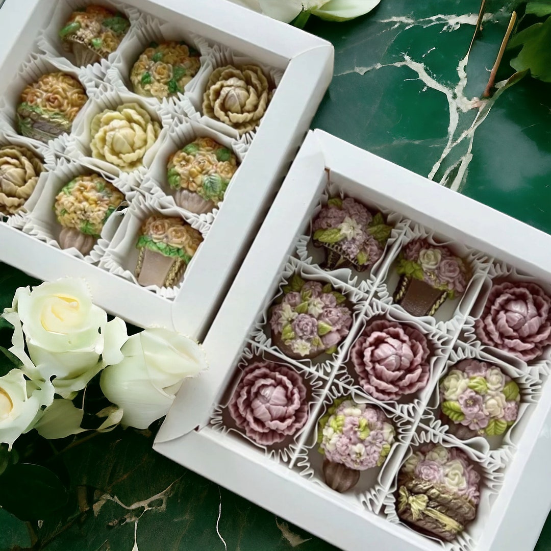 Luxury Belgium Chocolate Flower Set - Gift for Her - Thank You-mother's ...