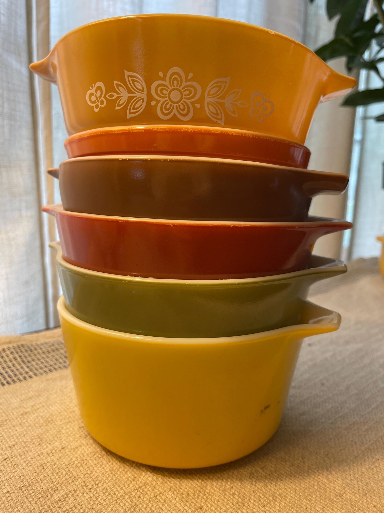 Set of 6 Smaller Sized Vintage Pyrex Bowl - Etsy