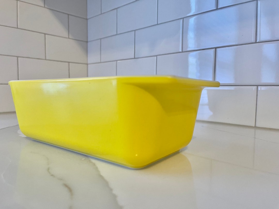 Vintage Yellow Bread Pan Pyrex - Etsy