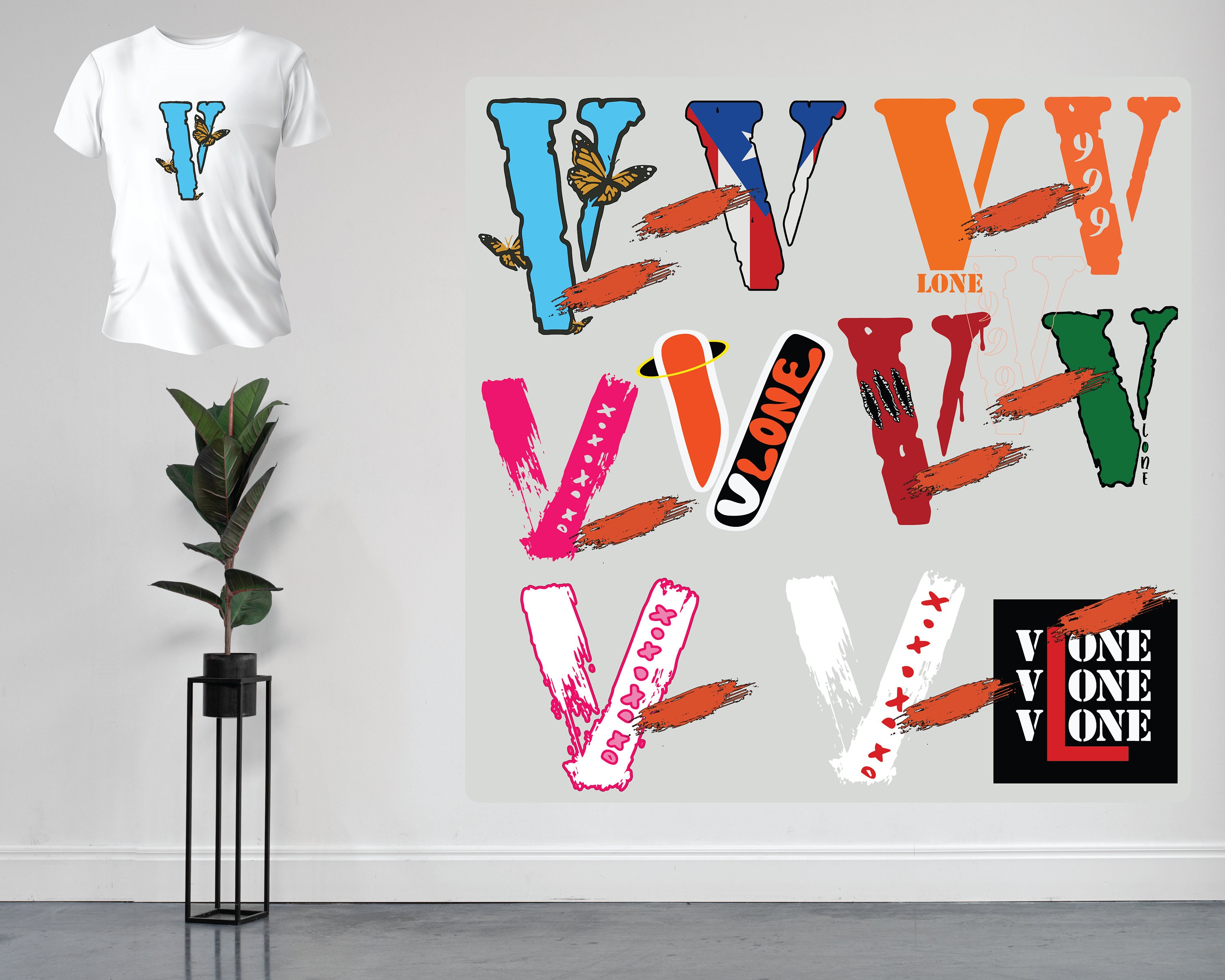 VLONE 2 SVG 300 Dpi Png Ai Formats Transparent - Etsy Canada