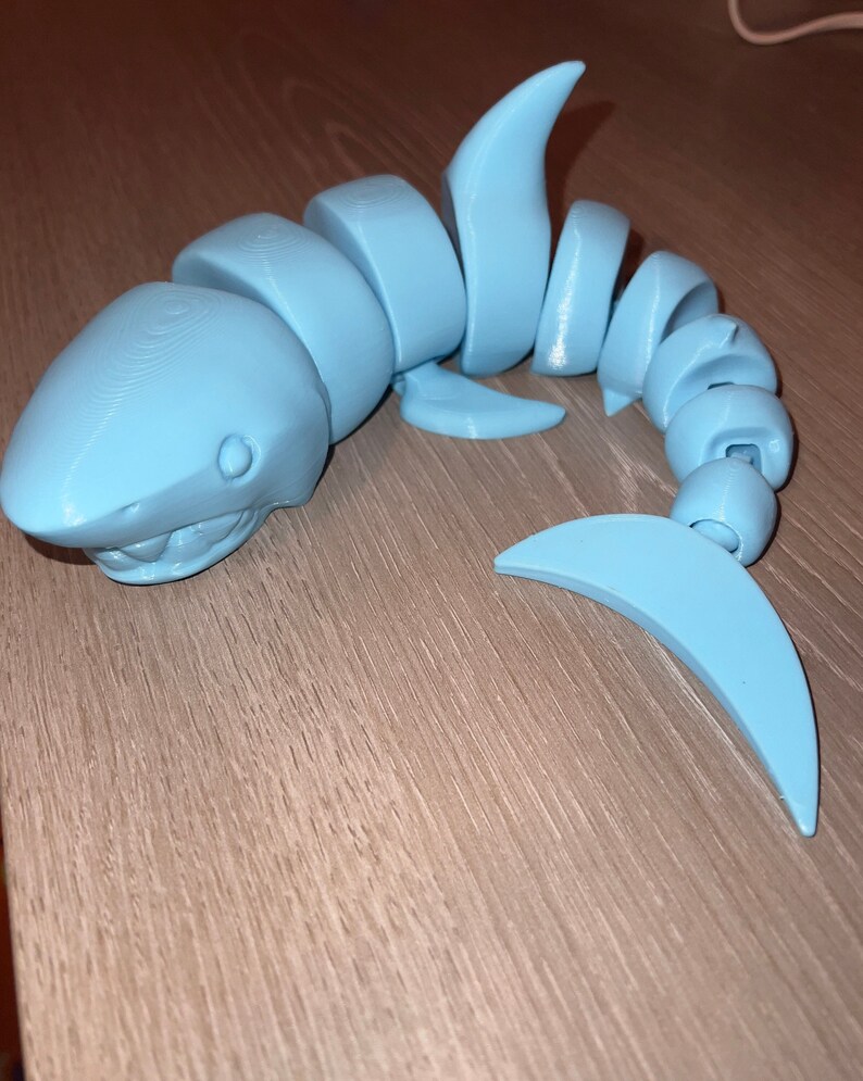 3D Printed Large Shark - Etsy