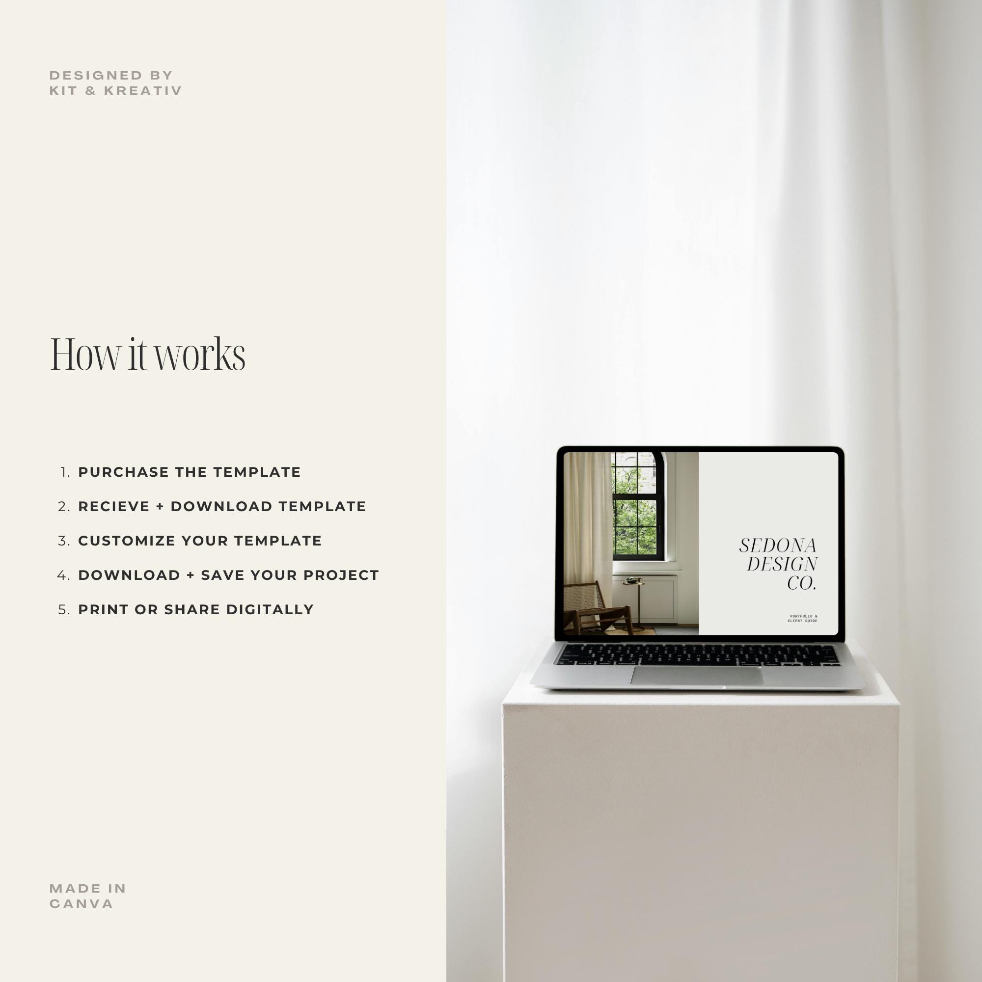 Interior Design Portfolio and Client Guide Beautifully Designed ...