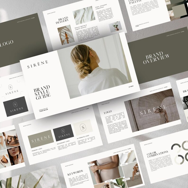 Branding Presentation Template Branding Guidelines Logo Presentation ...