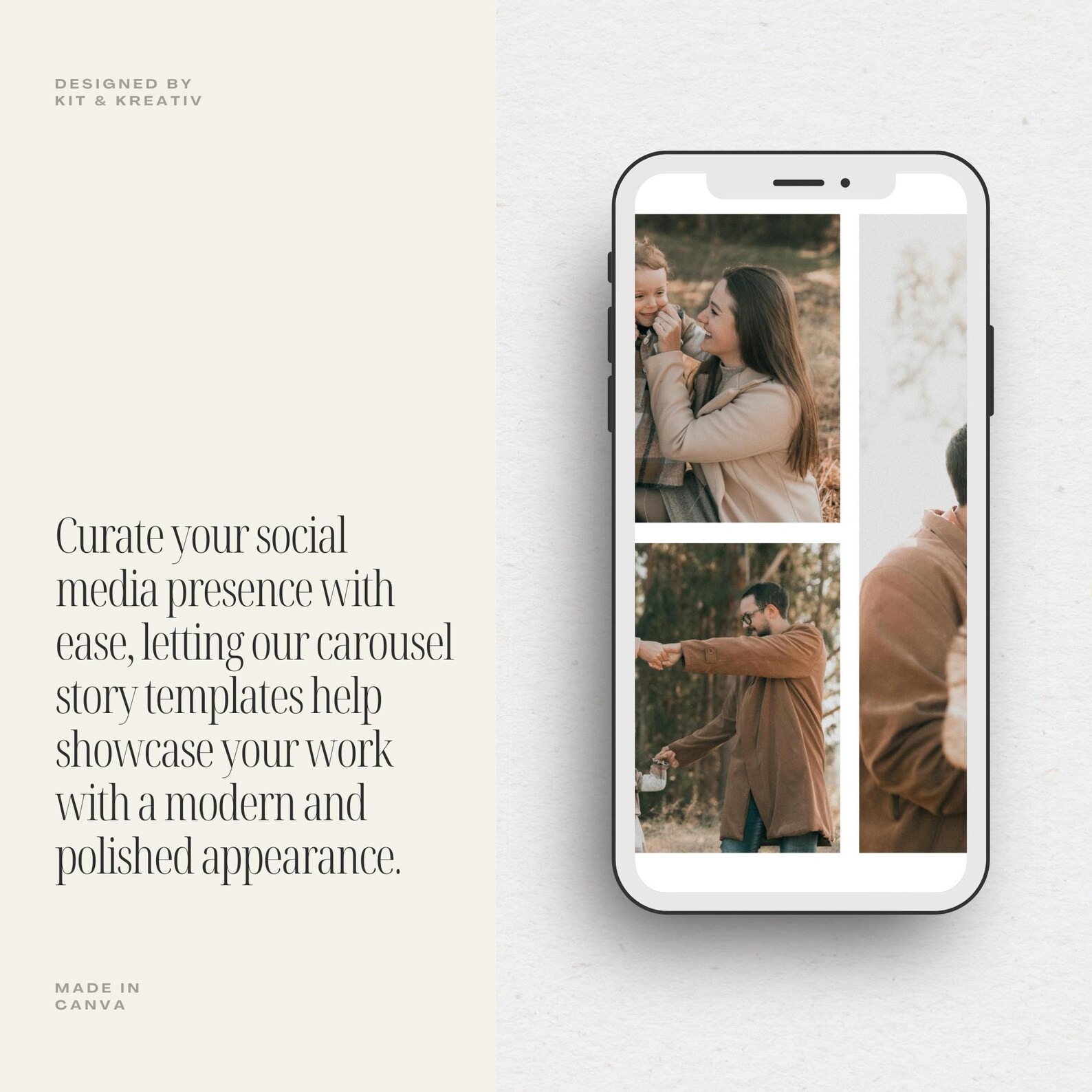 Instagram Carousel Story Template Bundle Photographer Social Media ...