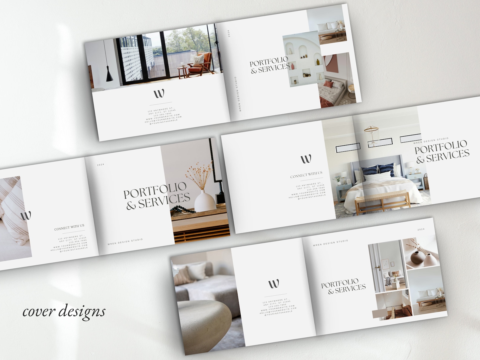 Interior Designer Portfolio Template Design Client Presentation ...