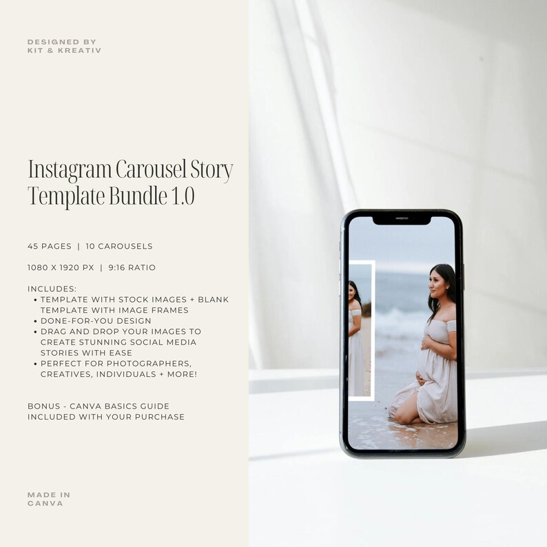 Instagram Carousel Story Template Bundle Photographer Social Media ...