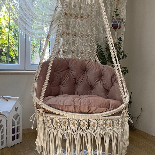 Macrame Swing - Etsy