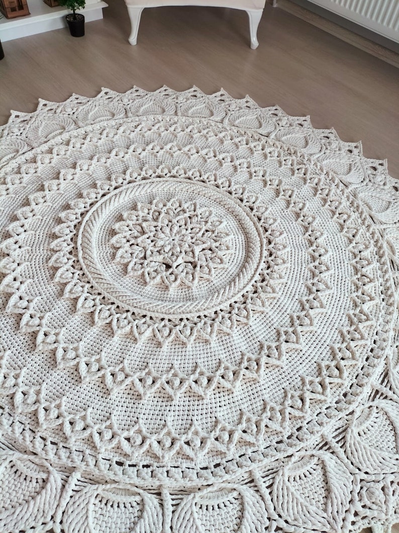 Woven Rug,washable Woven Rug,round Area Rug,knitted Carpet,doormat,boho ...