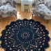 Round Rug,crochet Rug Nursery Decor,hadmade Crochet Rug,macrame Carpet,floor Rug,woven Carpet ...
