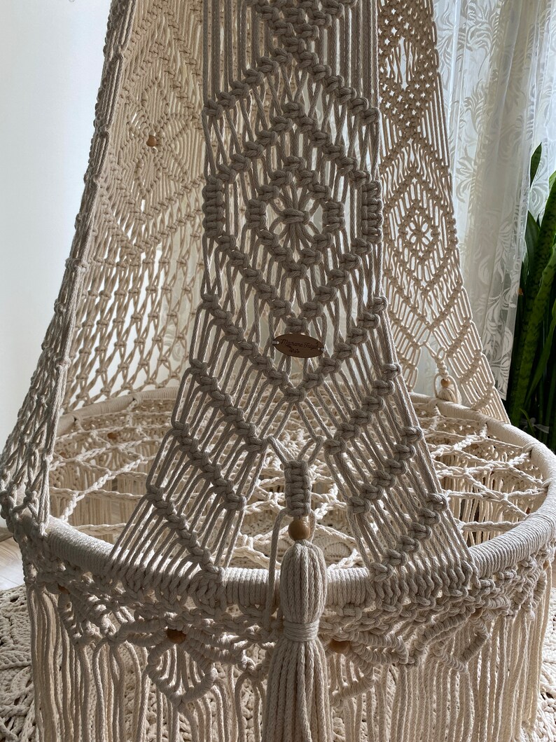 Pattern VIDEO Tutorial Macrame Swing Chair,diy Hammock Chair,bedroom ...