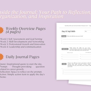 Career Improvement Journal | Growth Journal | Business Journal | Girl ...