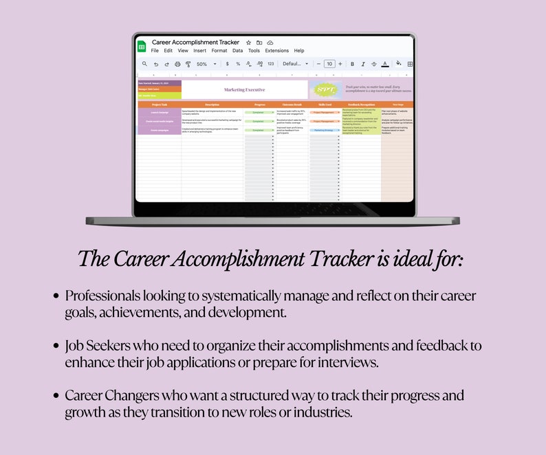 Career Growth Tracker - Work Accomplishment Log & Brag Book Planner ...