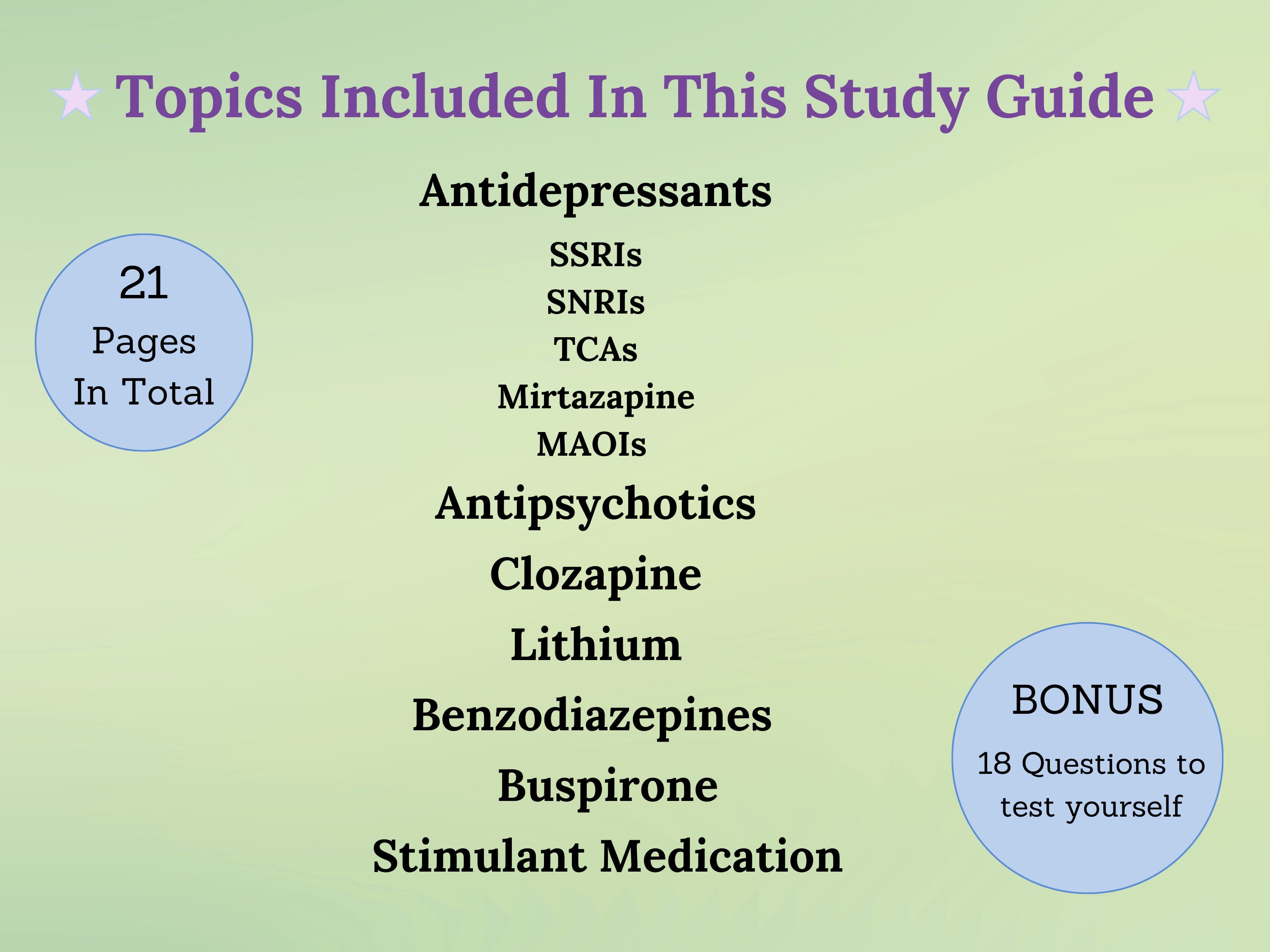 Pharmacology Study Guide | Nursing Notes | Pharmacy Notes Bundle ...
