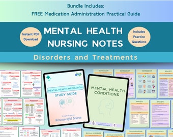 Psychiatric Nursing Pharmacology, Mental Health Nursing Pharmacology ...