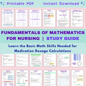 Nursing Fundamentals | Dosage Calculation Study Guide | Nursing Notes ...