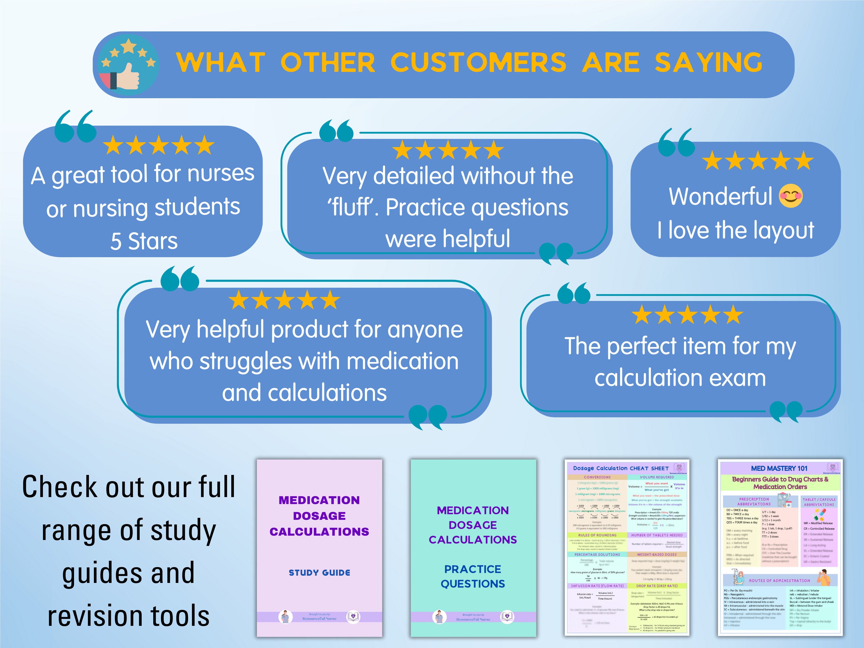 Medication Dosage Calculation Study Workbook Student Nurse Drug ...