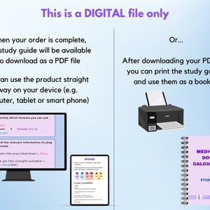 Complete Dosage Calculation Study Guide Bundle | Drug Calculations ...