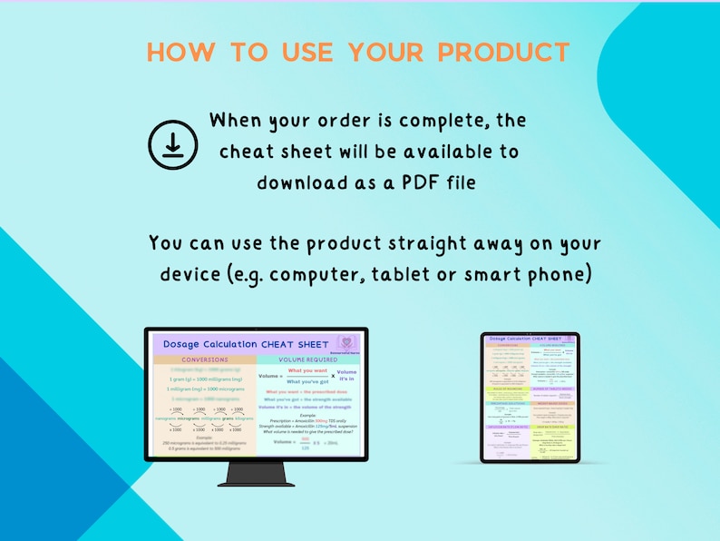 Medication Dosage Calculations Cheat Sheet | Drug Calculation Formulas ...