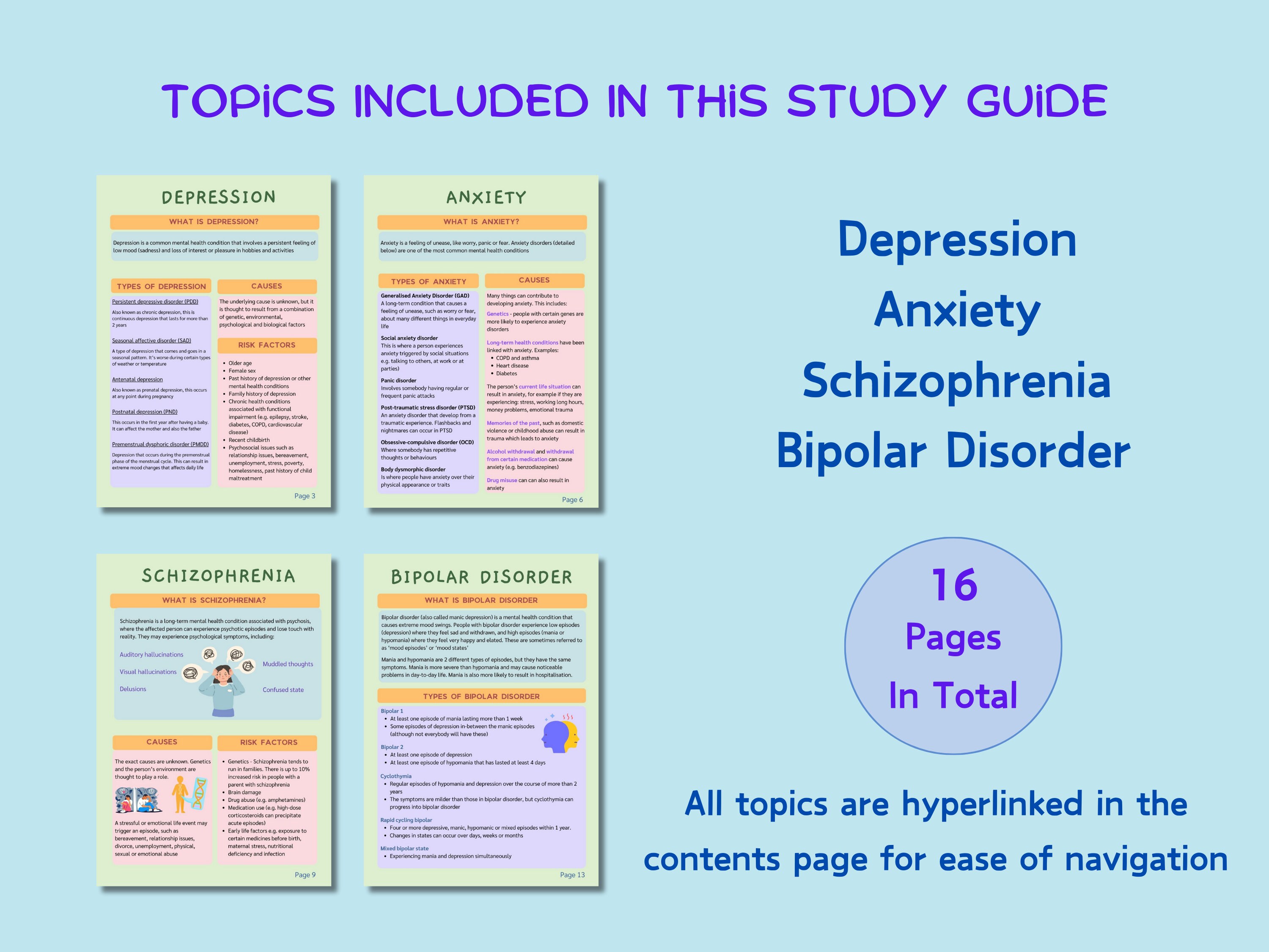 Mental Health Nurse Notes | Mental Health Study Guide | Nursing Notes ...