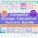 Complete Dosage Calculation Study Guide Bundle Drug Calculations ...