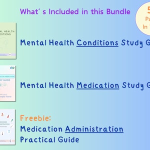 Pharmacology Study Guide | Mental Health Nursing Notes | Psychiatric ...
