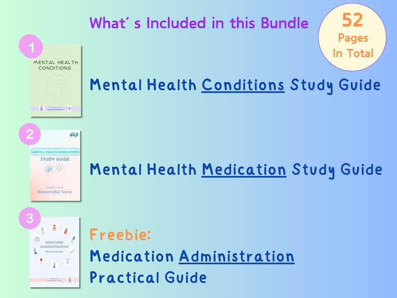 Pharmacology Study Guide | Mental Health Nursing Notes | Psychiatric ...