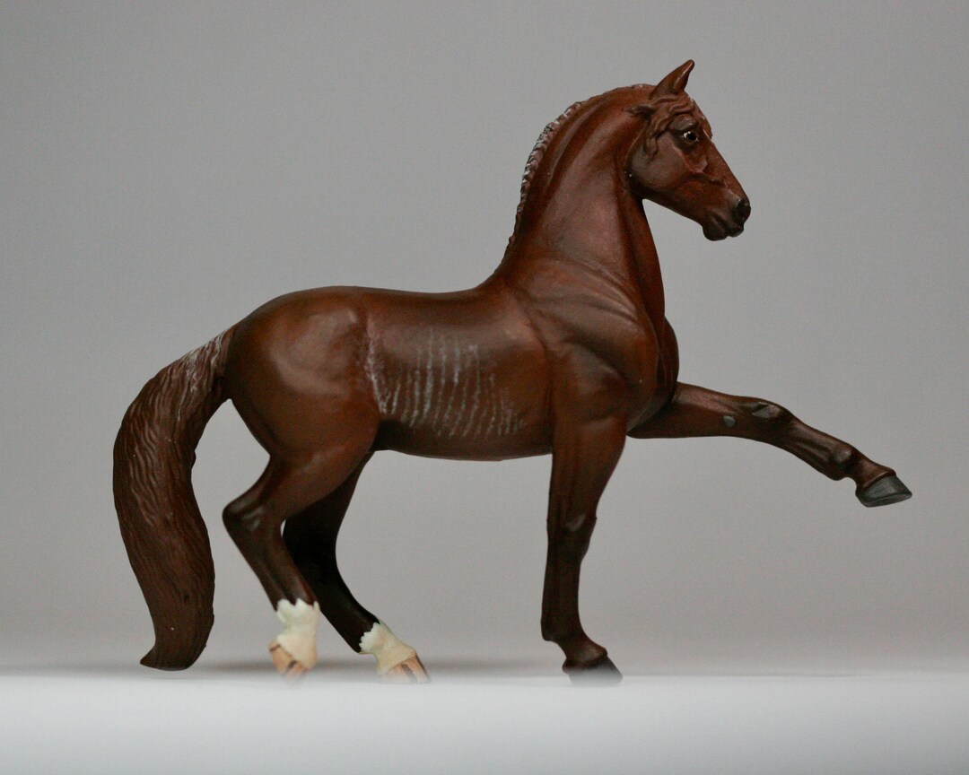 OOAK Safari Ltd. Horse Repaint oscar Chestnut Rabicano Stallion - Etsy ...
