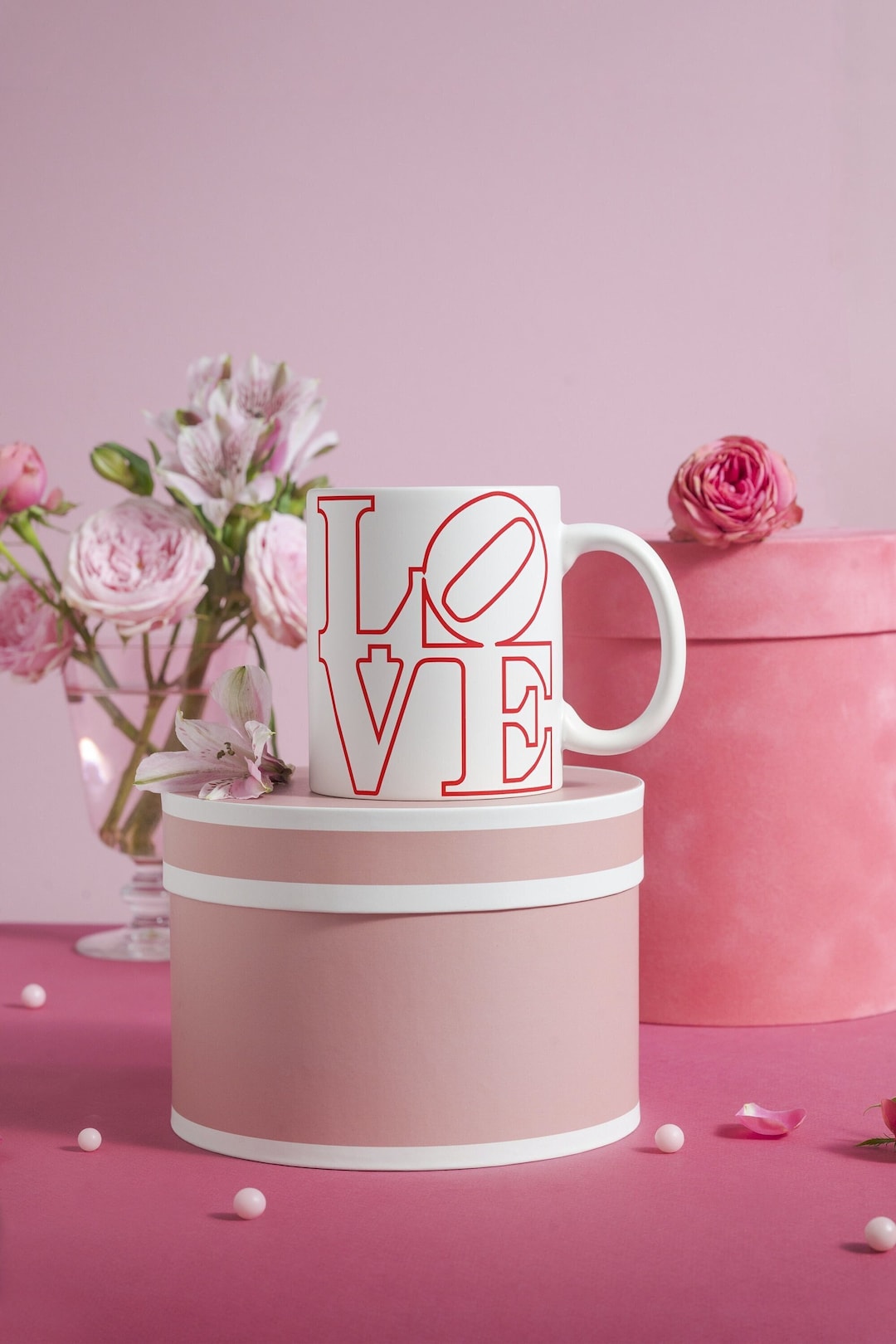 LOVE Mug, Valentine's Day Mug, Happy Valentine's Day, Gift for ...