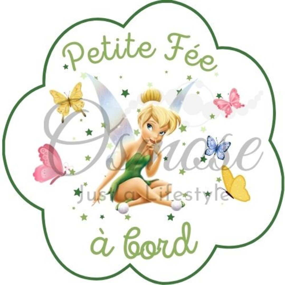 Baby on Board Sticker - Little Tinkerbell - Etsy