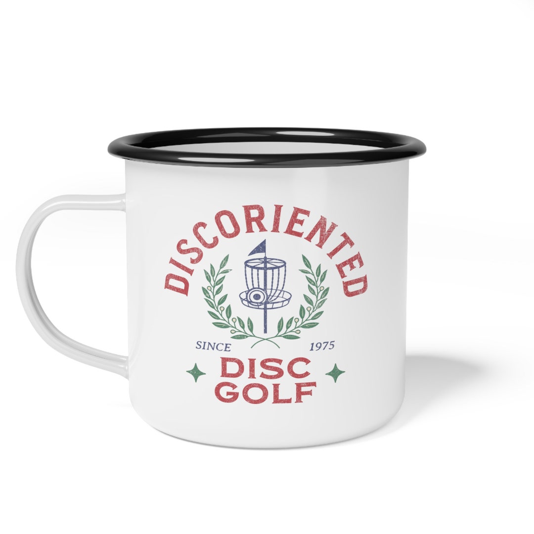 Disc Golf Camping Mug, Coffee Cup for Disc Golf Lover, Discoriented ...