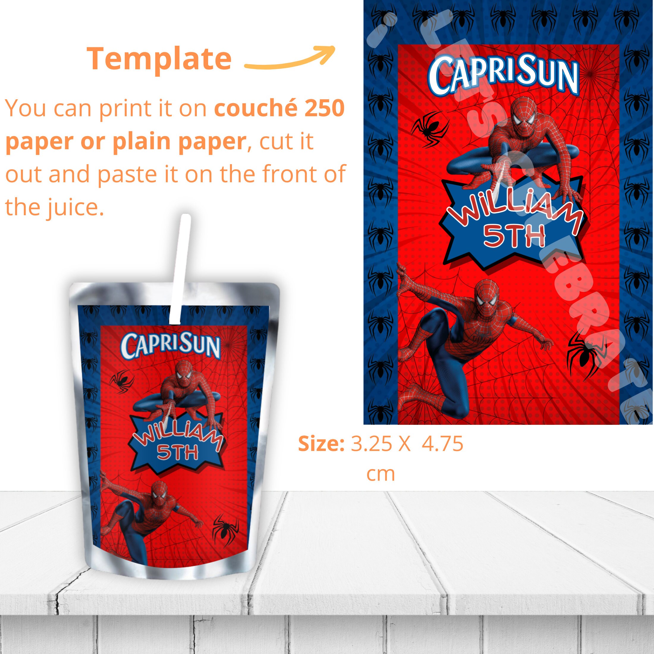 Spiderman Editable Party Pack, Cupcake Toppers, Chip Bags, Superhero ...