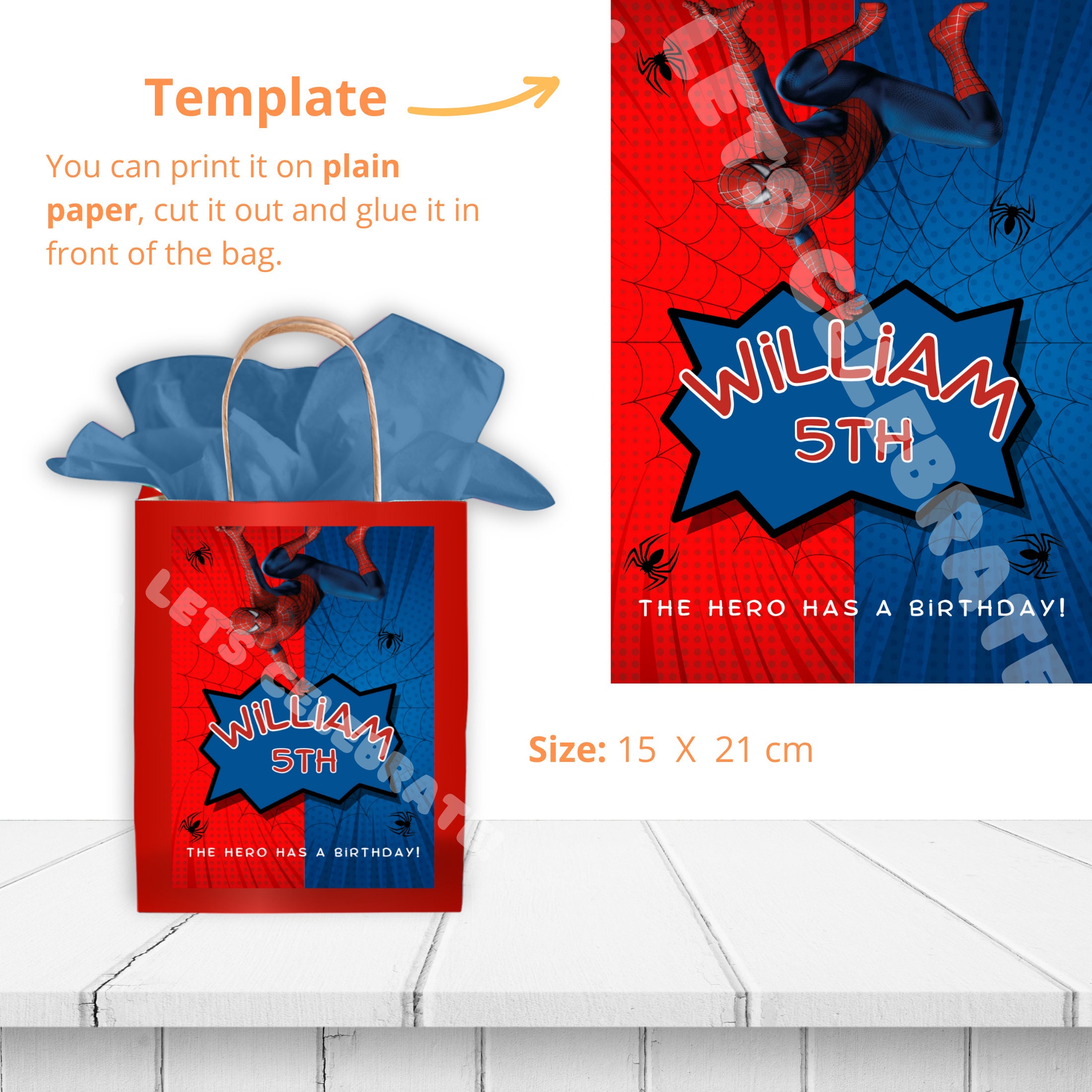 Spiderman Editable Party Pack, Cupcake Toppers, Chip Bags, Superhero ...