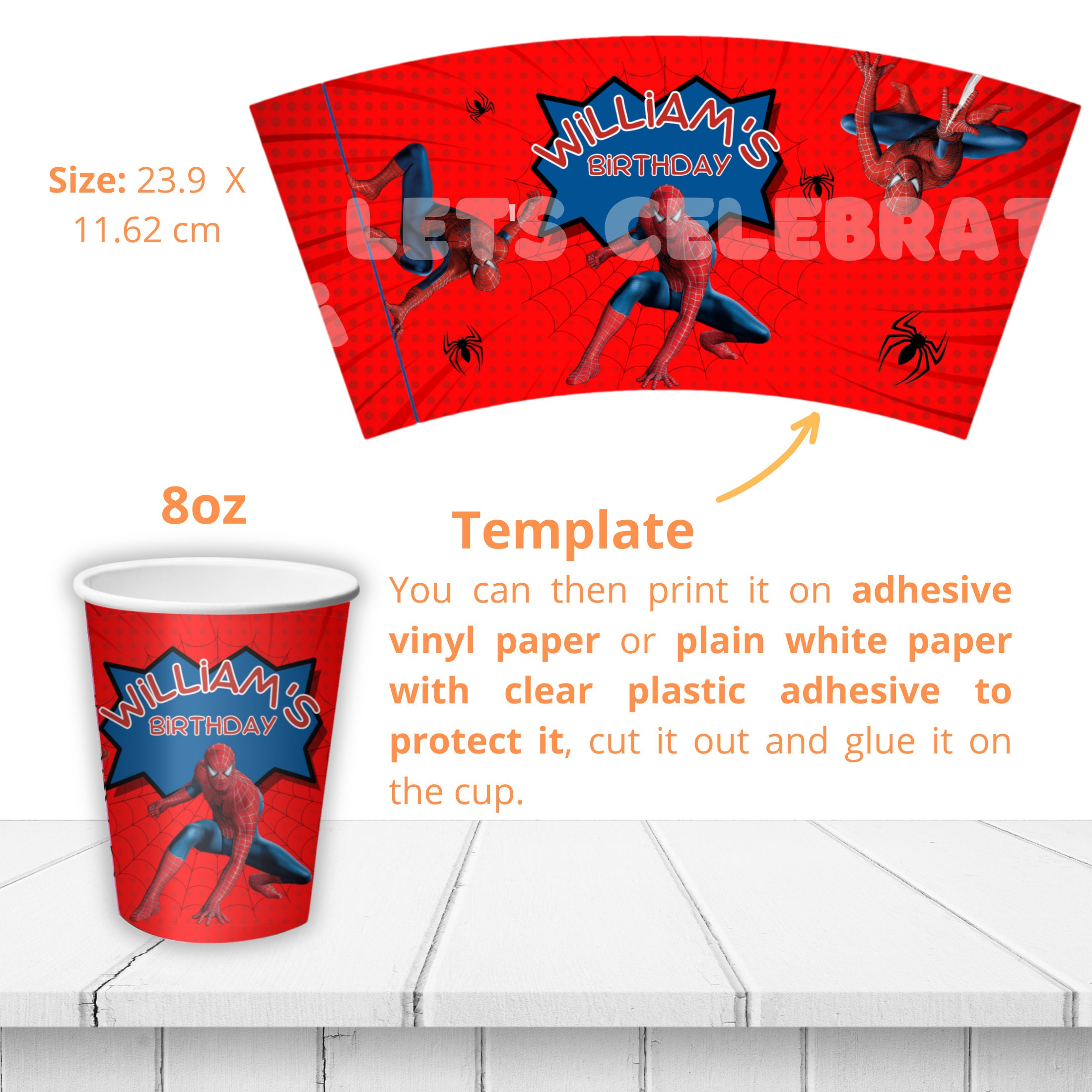 Spiderman Editable Party Pack, Cupcake Toppers, Chip Bags, Superhero ...