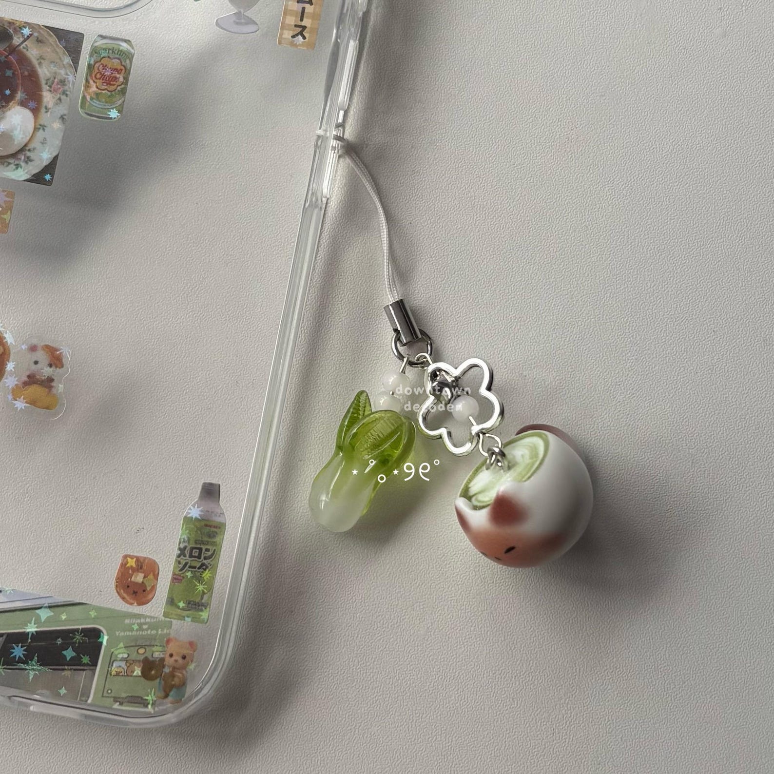 Matcha Cat Bok Choi + Green Tea Heisei Retro Dtdeco Juminocore Japanese ...